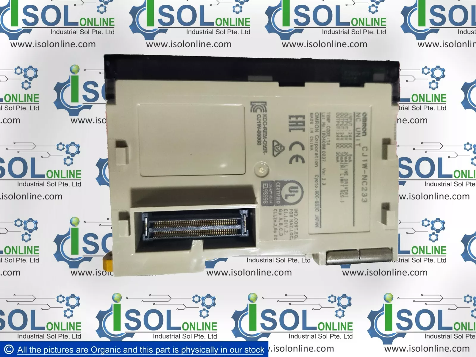 Omron CJ1W-NC233 Ver.2.3 NC Unit High Precision Positioning PLC Module ...