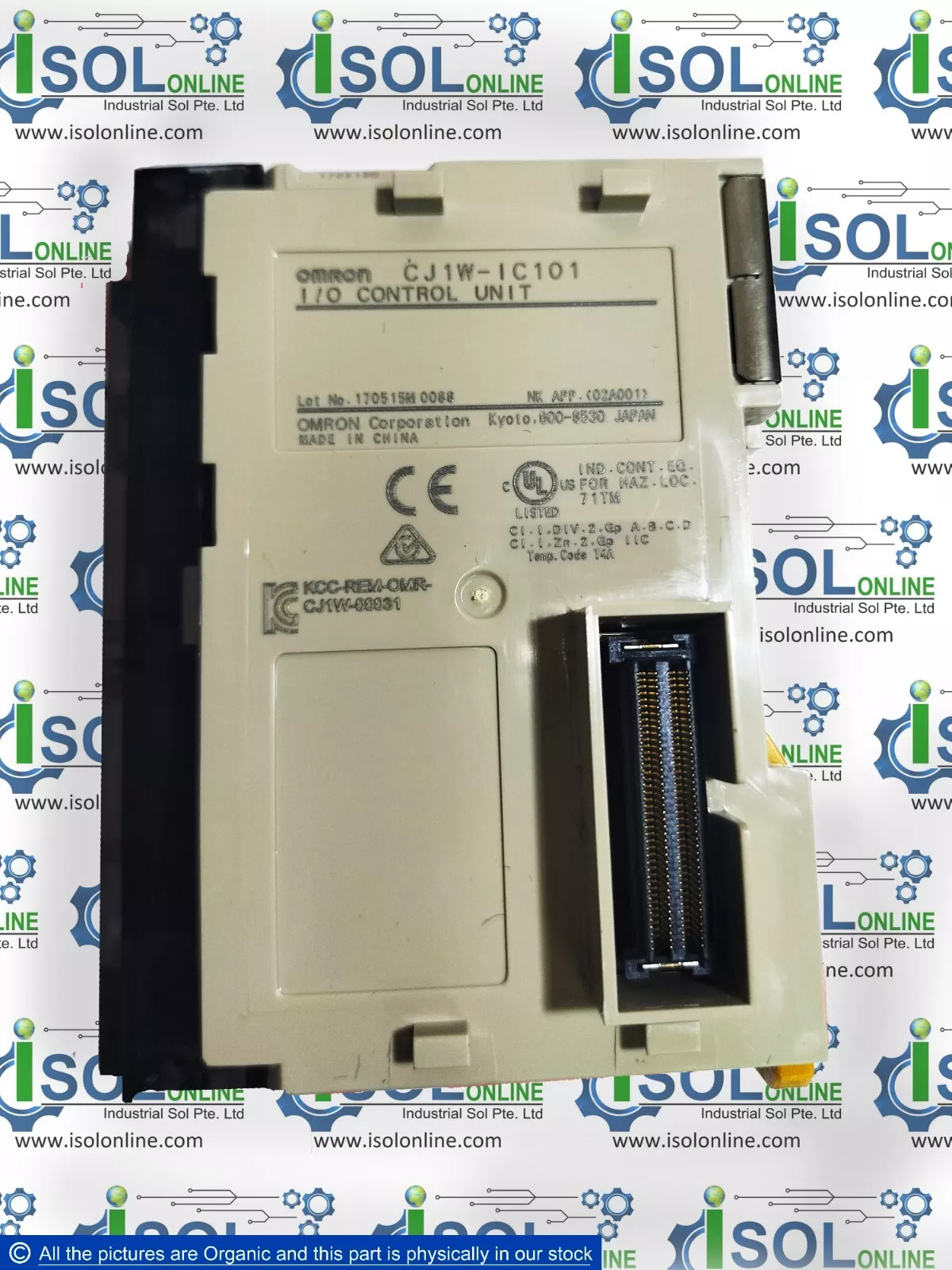 Omron CJ1W-IC101 I/O Control Unit PLC module Made in Japan - Industrial ...