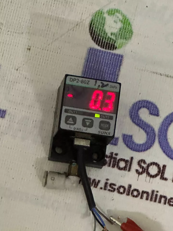 Sunx DP2-80Z Digital Vacuum Sensor DP280Z -101.3kPa Pressure Sensor ...
