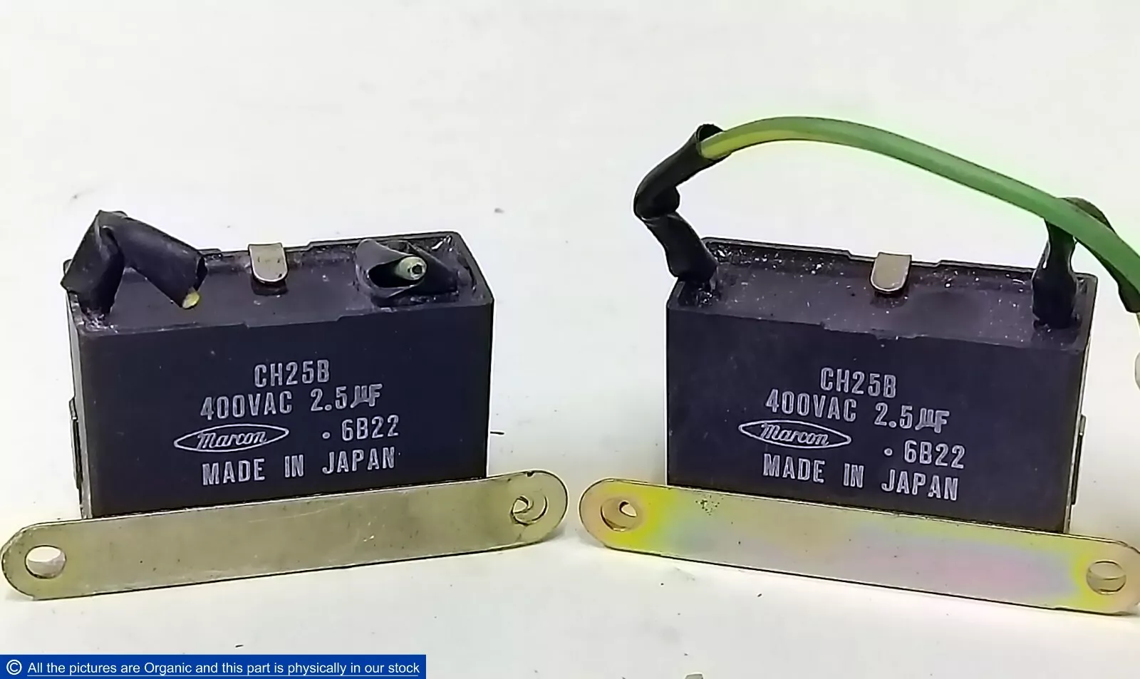 Marcon CH25B Capacitor 400VAC 2.5uF W/ Bracket Oriental Motors Japan ...