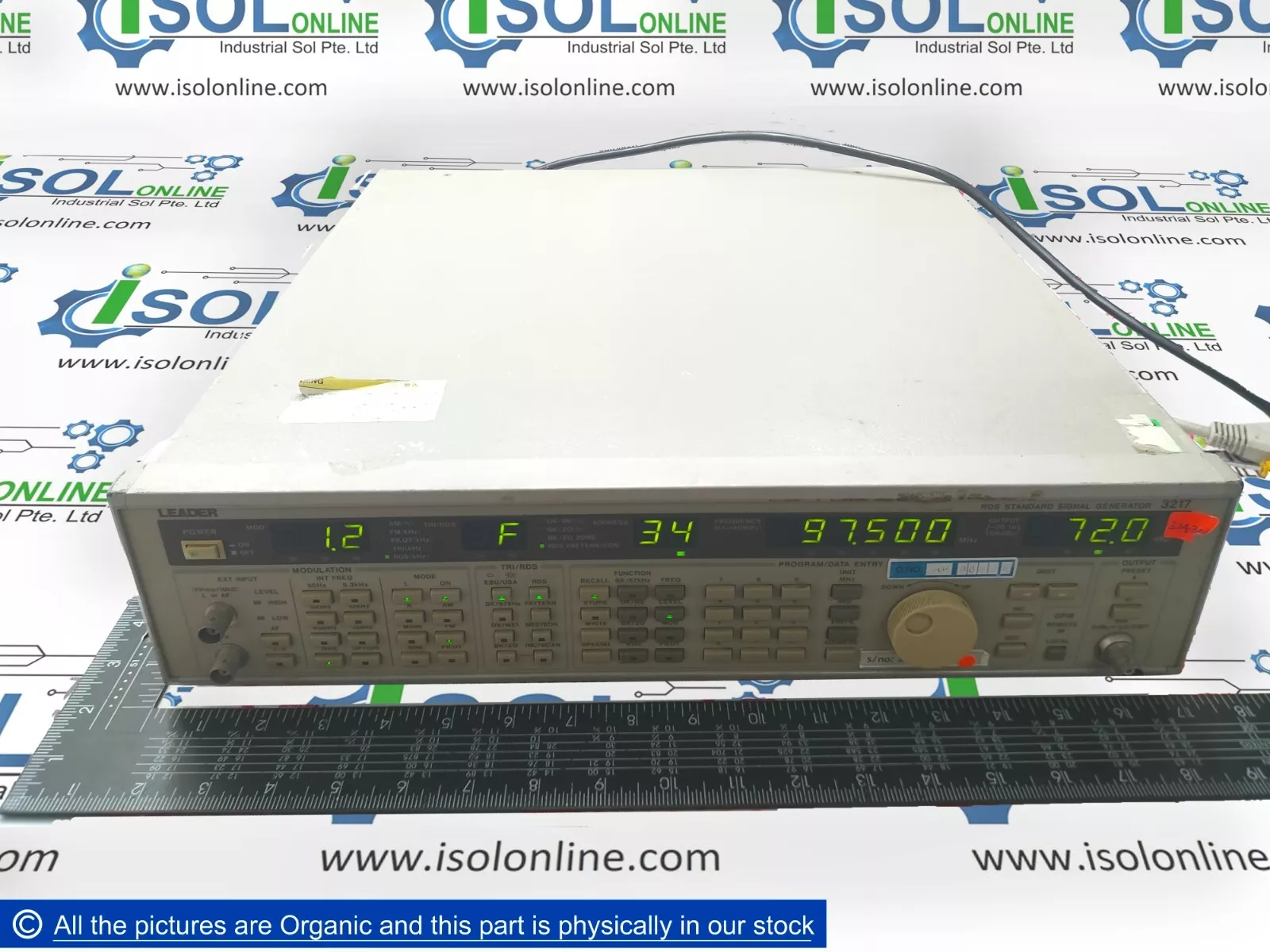 Leader 3217 Standard Signal Generator 100 kHz to 140 MHz CW, FM, and AM ...