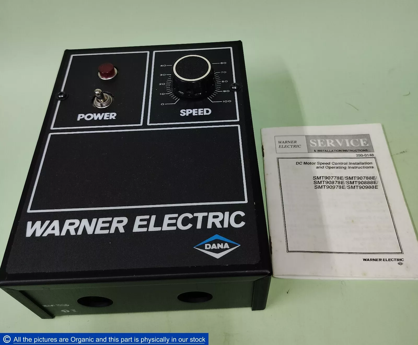 Warner Electric SMT90878E DC Motor Speed Control Module 15A 3AB Dana ...