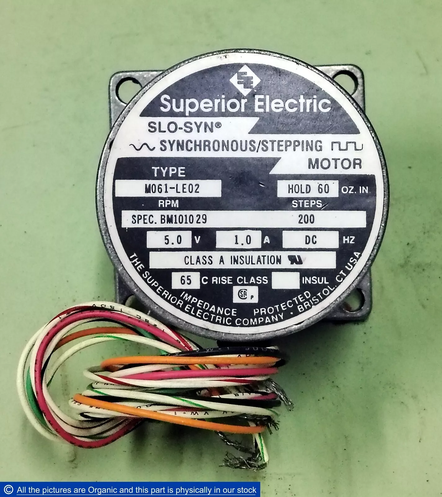 Superior M061-LE02 1 Stack Synchronous Stepping Motor 200 STEPS SLO-SYN ...