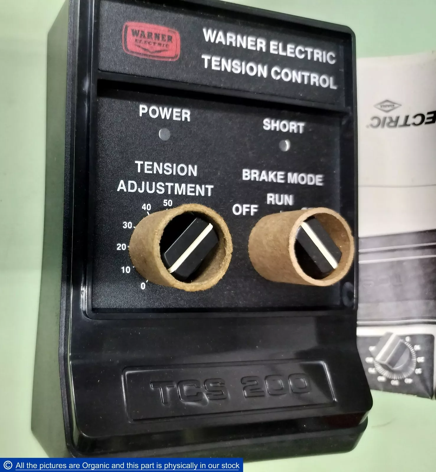 Warner TCS 200 Analog Tension Controller 6910-448-055 For Electro Brake ...