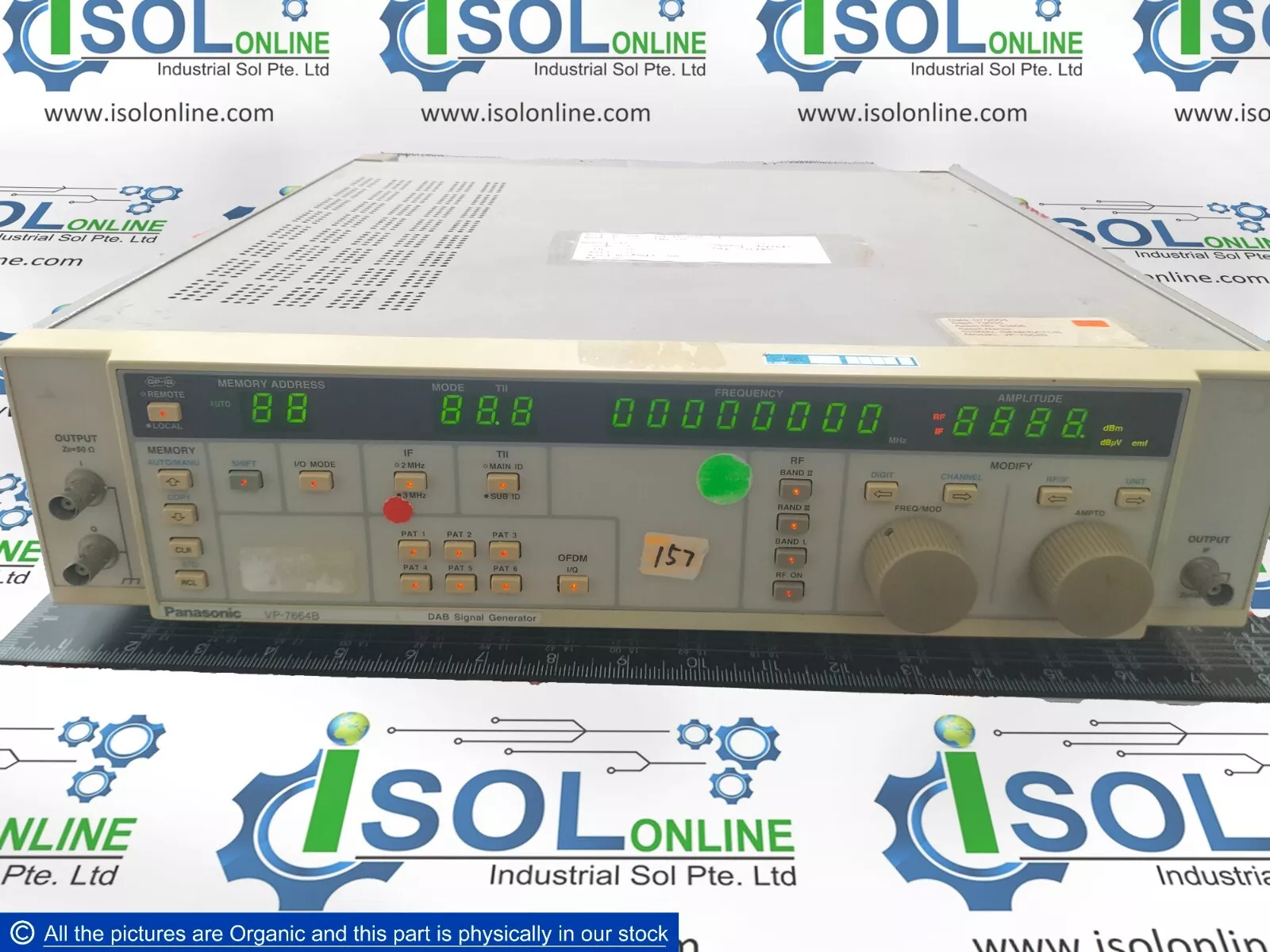 Panasonic VP-7664B DAB signal generator Panasonic 10Mhz GPIB Interface ...