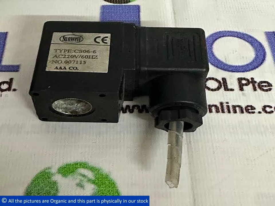 Sunwell CS06-6 Solenoid Valve Coil with Connector IP65 AC220V/60HZ ...