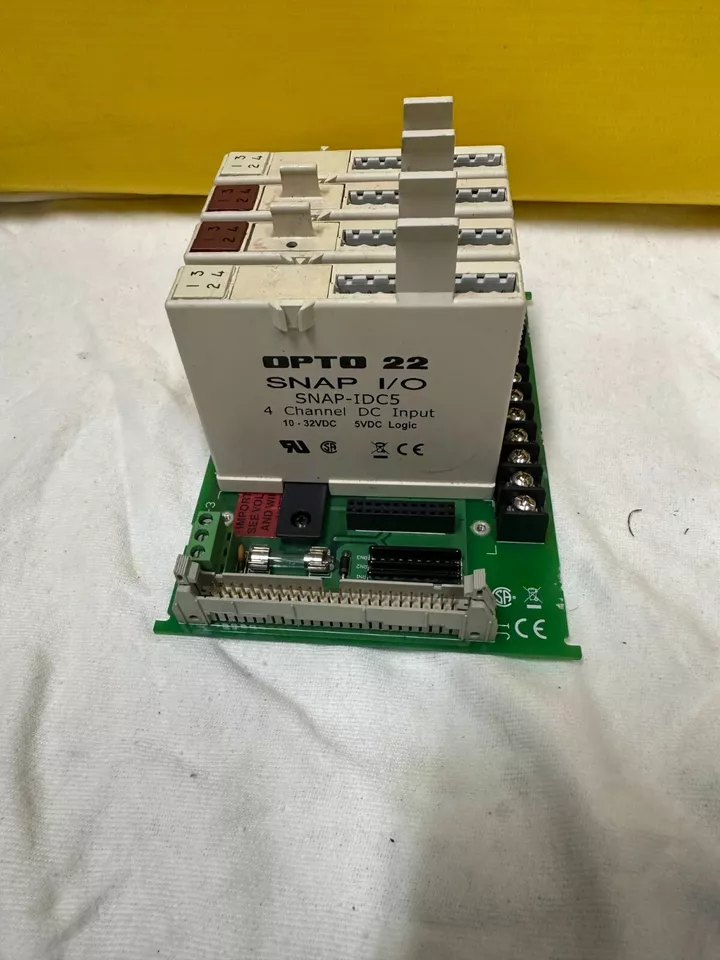 Opto 22 SNAPD6MC 6-Ch I/O Module Backplane 006463B W/ SNAP-IDC5 SNAP ...