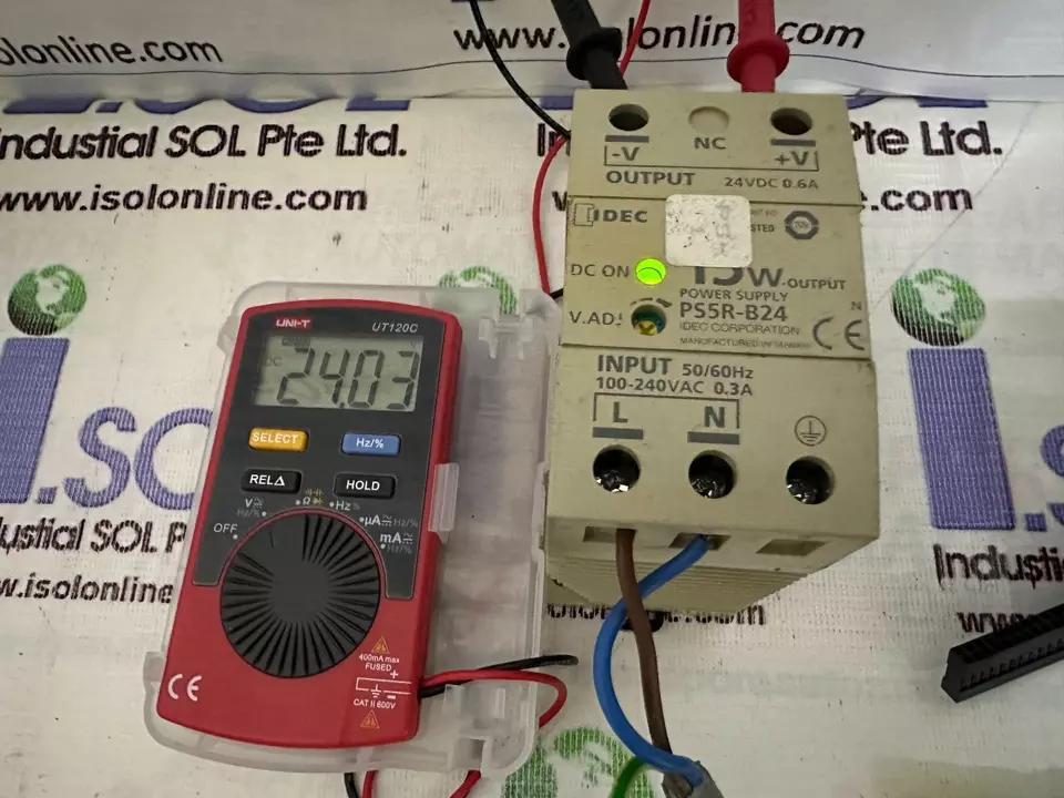 Idec PS5R-B24 Power Supply 24 VDC DIN Rail Mount IDEC Corporation ...