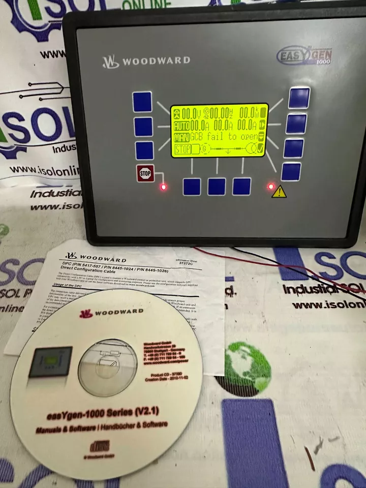 Woodward 8440-1809 Rev D EasYgen-1500-55B Genset Controller Easygen 1000 New - Industrial SOL ...