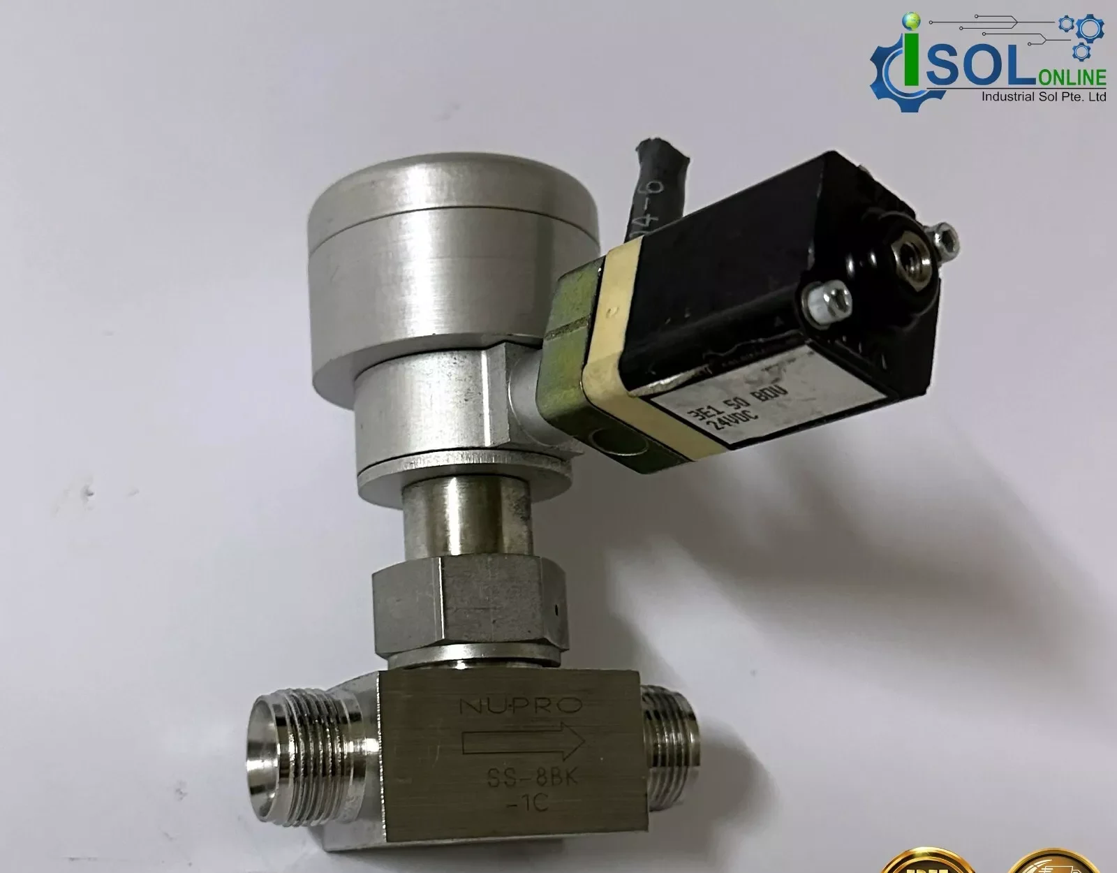 Nupro SS-8BK-1C Bellows Sealed Valve Stainless Steel Humphrey 3E1 50 ...