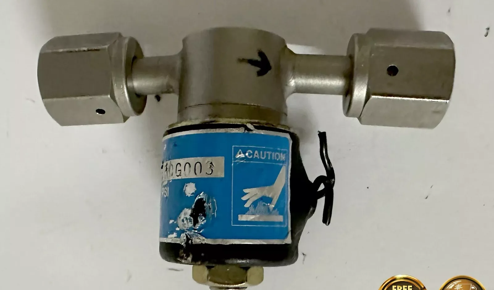 CTI-Cryogenics 81123 0G003 Vacuum Purge Valve 10-25 PSI Stainless Steel ...