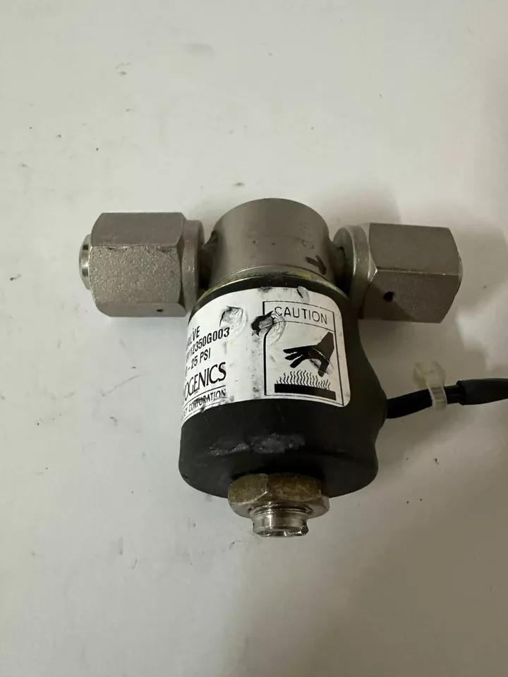 CTI-Cryogenics 8112350G003 Vacuum Purge Valve 10-25 PSI Stainless Steel ...