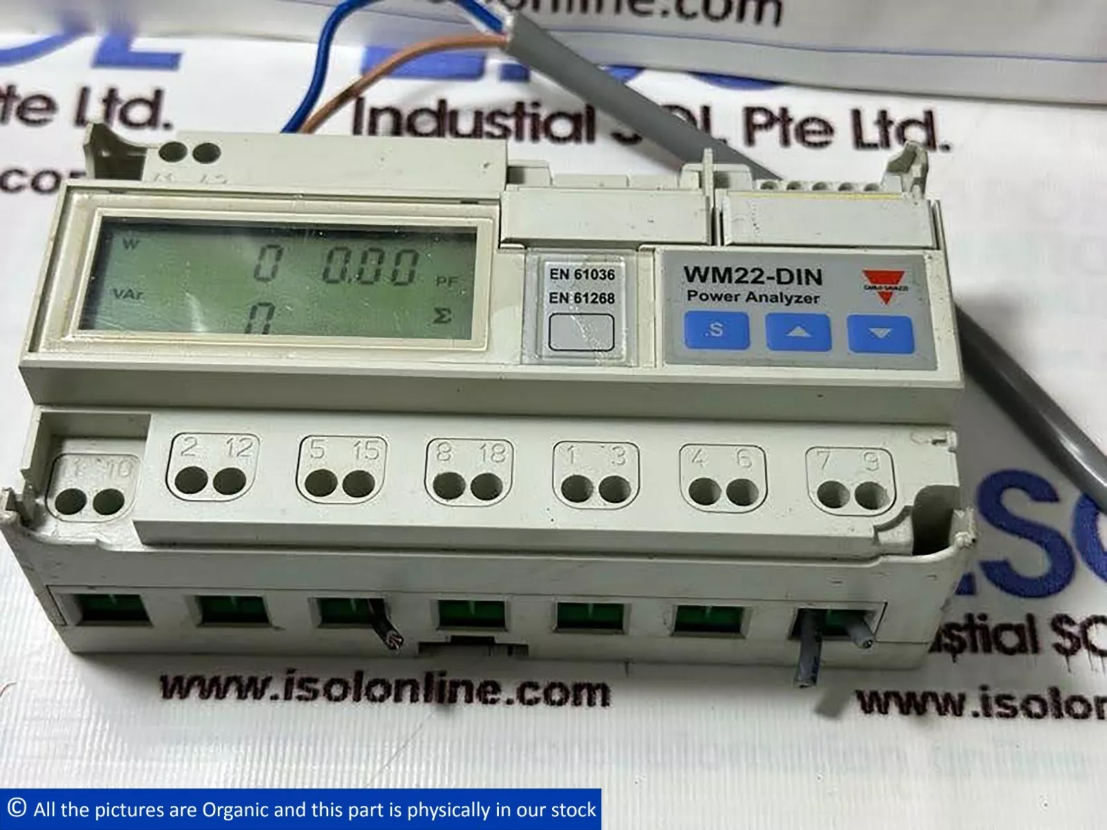 Carlo Gavazzi WM22-DIN.AV5.3.D Power Analyzer WM22-DIN series 250A ...