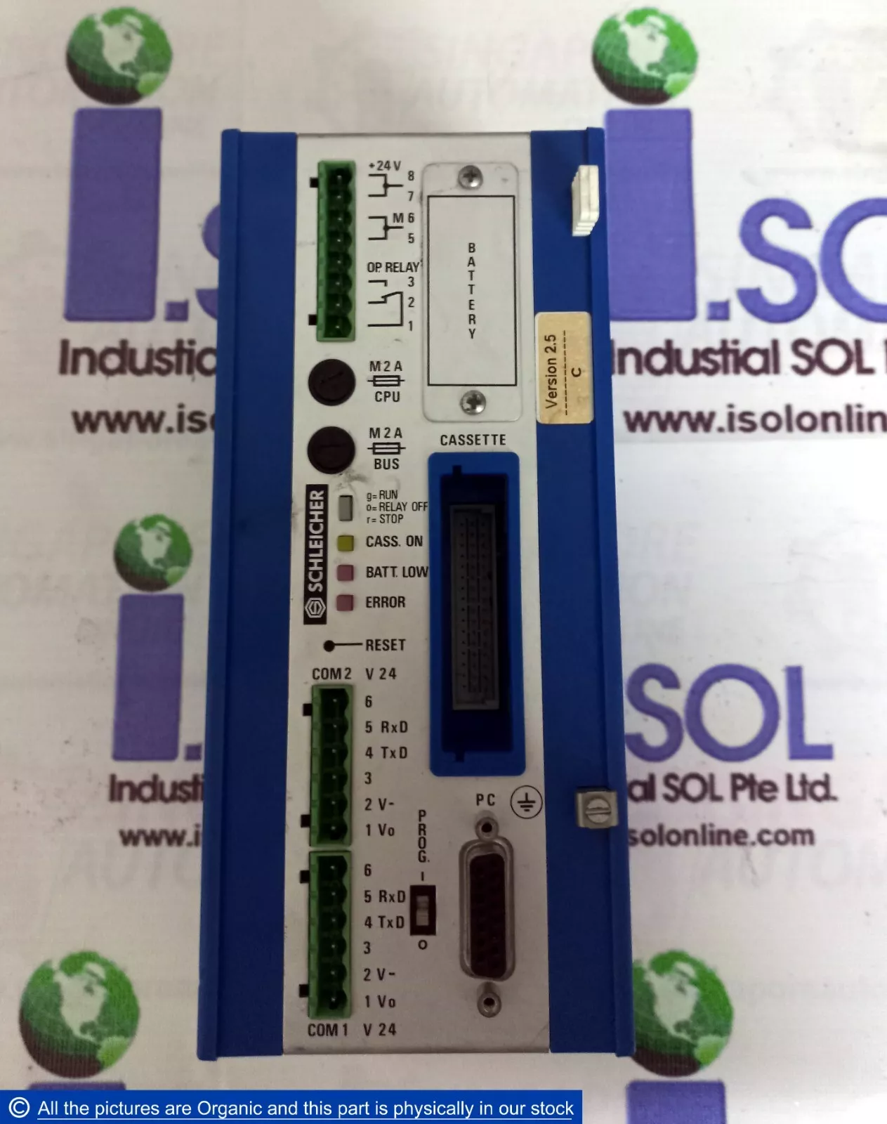 SCHLEICHER P03-CPU/20 CPU Module 72611210 Rev. C/2.5 Ver 2.5 Control Unit - Industrial SOL Pte Ltd