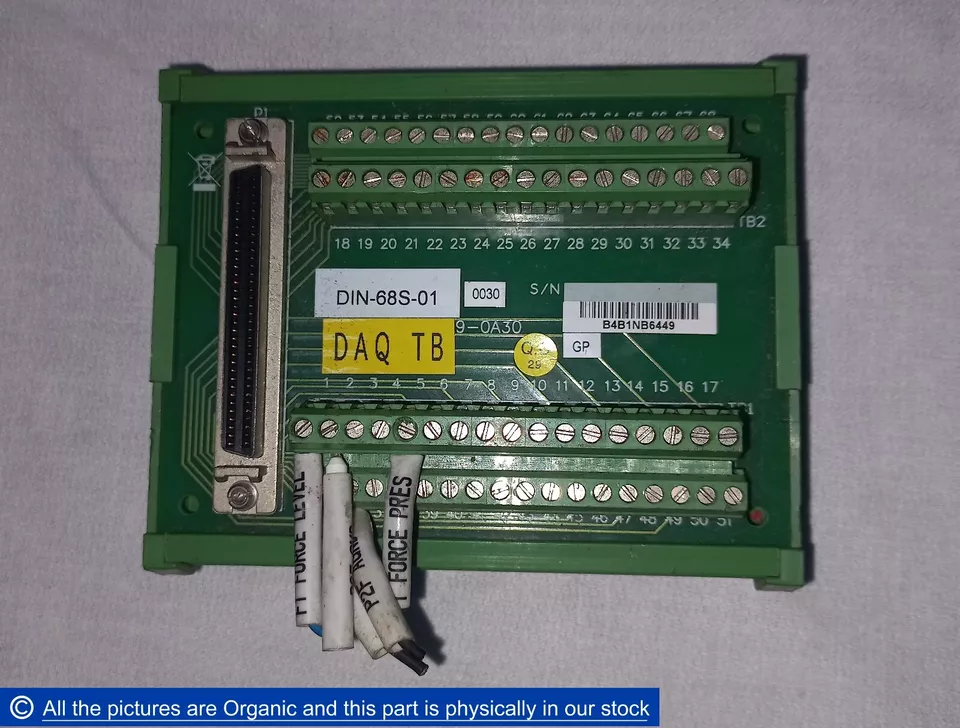 Adlink DIN-68S-01 Terminal Board 51-14029-0A3068-pin SCSI-II Connector - Industrial SOL Pte Ltd