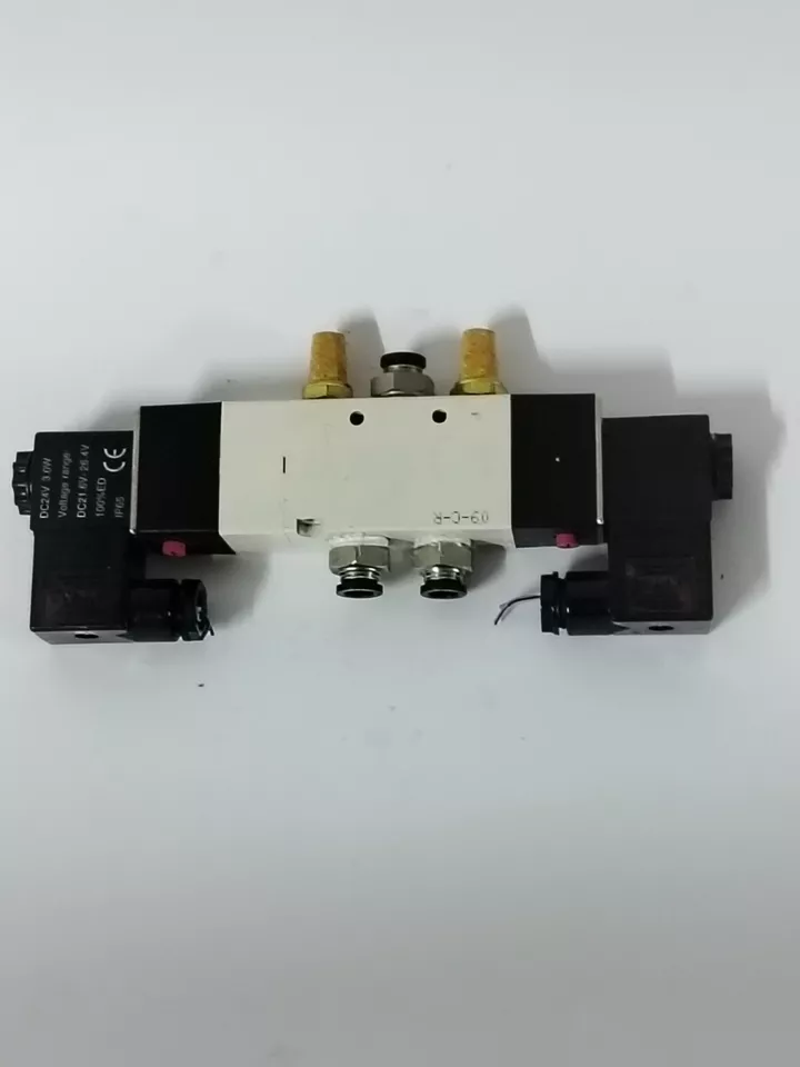 AirTAC 4V330C-10 Solenoid Air Valve 5 way 3-Position 3/8" 0.15-0.8 MPA ...