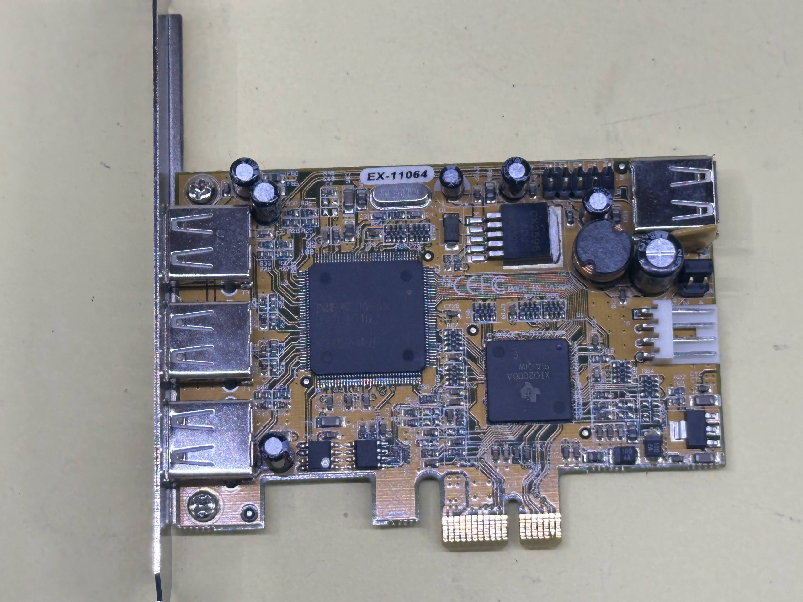 Exsys EX-11064 USB 2.0 PCIe Expansion Card W/ 3+1 Ports For Industrial SBC - Industrial SOL Pte Ltd