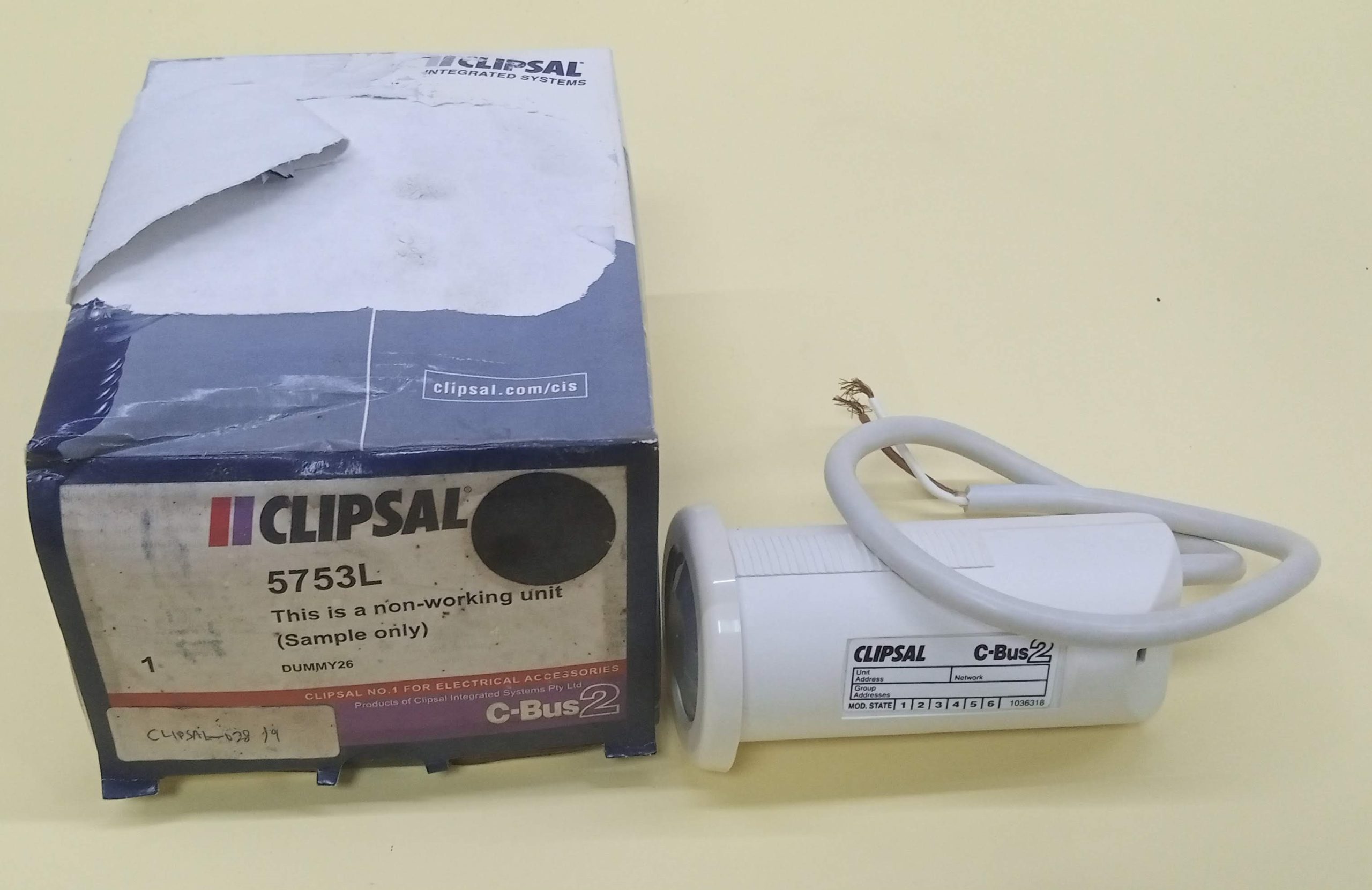Clipsal 5753L Energy-Efficient Lighting Control Dummy C-bus2 15-36VDC 18mA Schneider ...