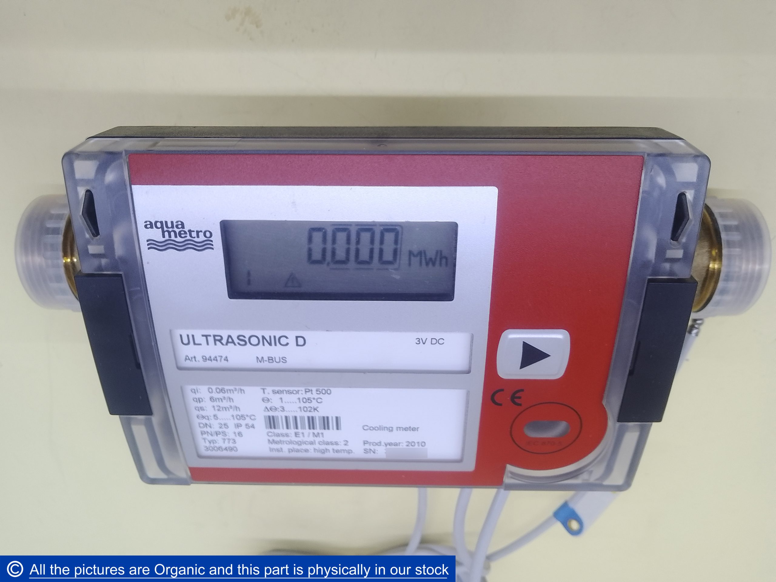 Aquametro Ultrasonic D 773 3006490 Calorimeter 94474 W/ Jumo Pt 500 ...