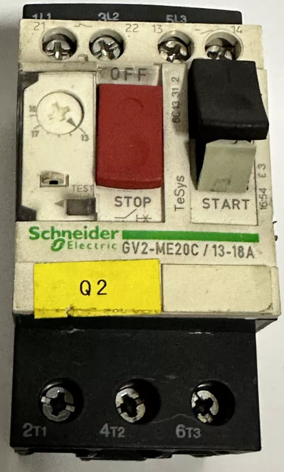 Schneider Electric GV2-ME20C Motor Protection Circuit Breaker GV2ME20C ...