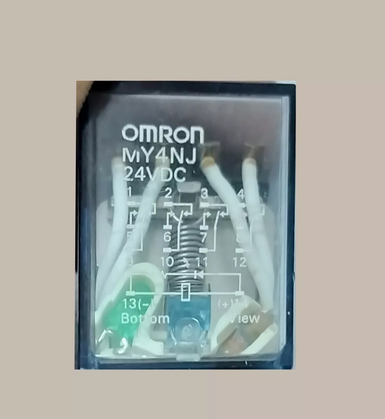 Omron MY4NJ Miniature Power Relay 24VDC 4 Poles Single Contacts SPDT 14 ...