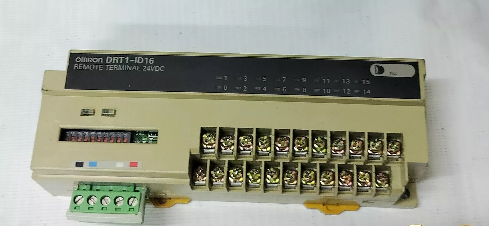 Omron DRT1-ID16 Transistor Input Module 16-Pt NPN DeviceNet Remote I/O Terminal - Industrial SOL ...