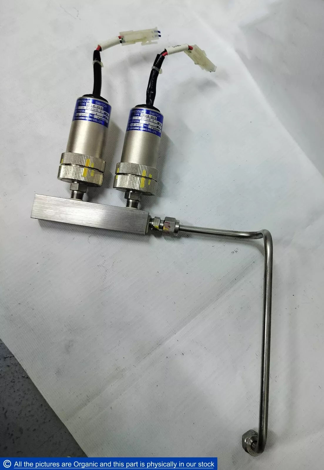 Nagano Keiki CB14-S13 and CB14-S10 Pressure Switch 1MPa Manifold Assy ...