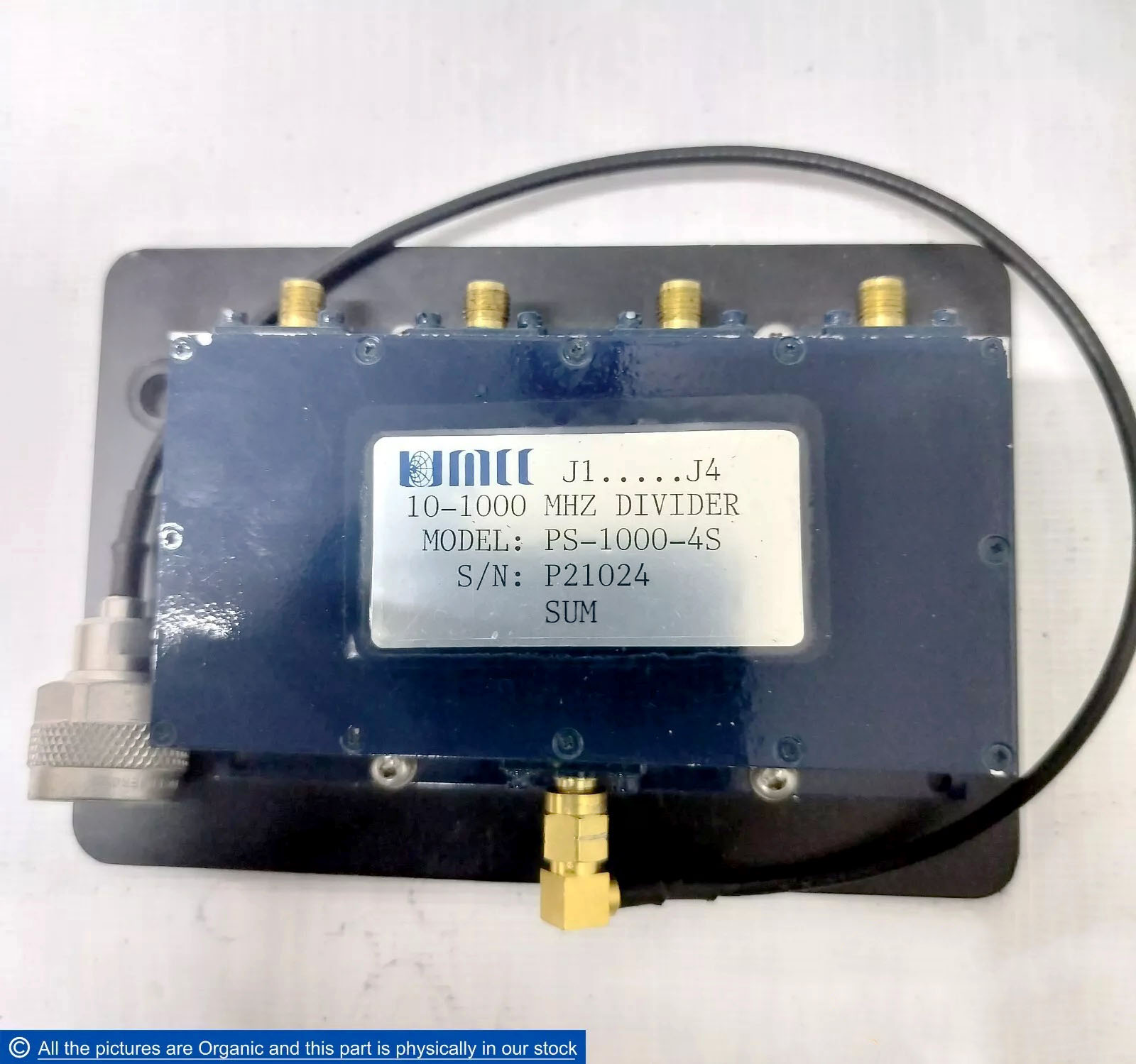 UMCC PS-1000-4S 4-Way Power Divider 10-1000MHz PS10004S Universal ...