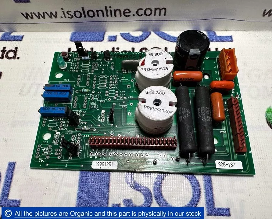Copley Controls 981805R Copley Controls Corp. 19981251 Copley 800-187 ...