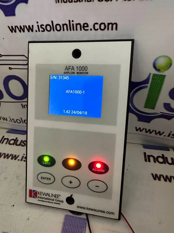 Kewaunee Scientific AFA1000-1 Airflow Monitor TEL Airflow controls 1 ...