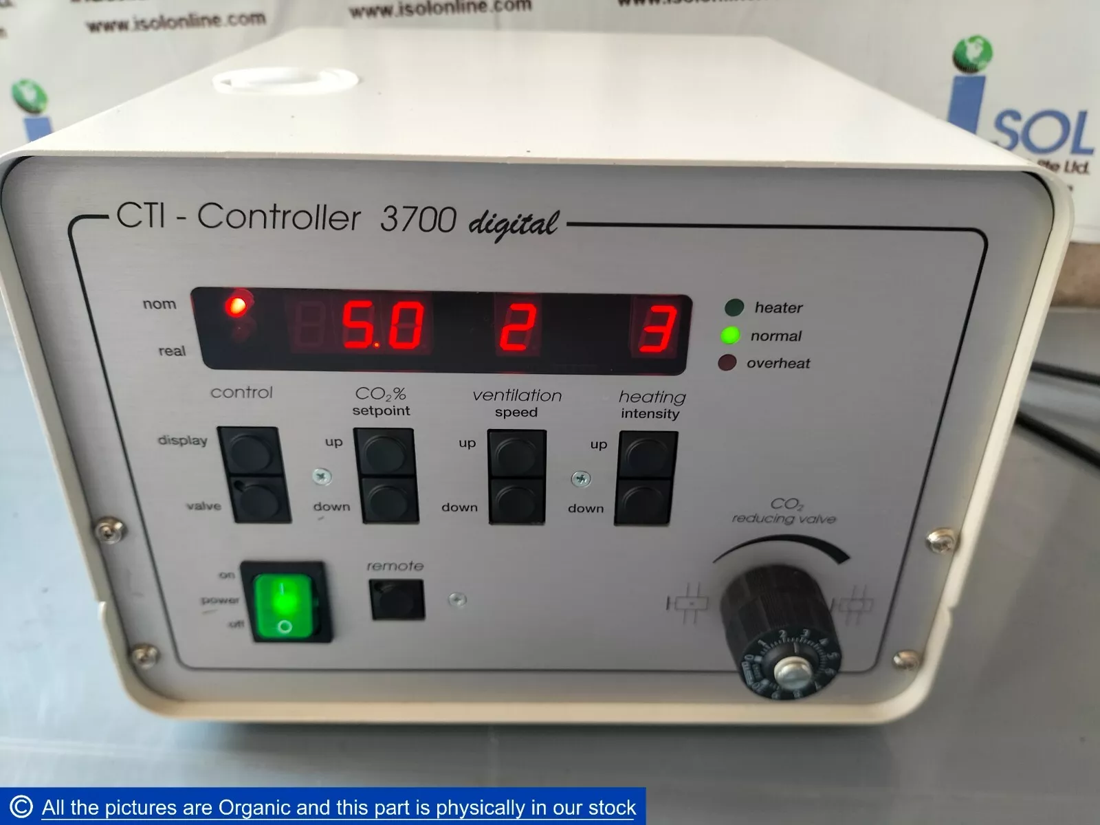 Carl Zeiss CTI Controller 3700 Digital Temperature Control Unit Temp ...
