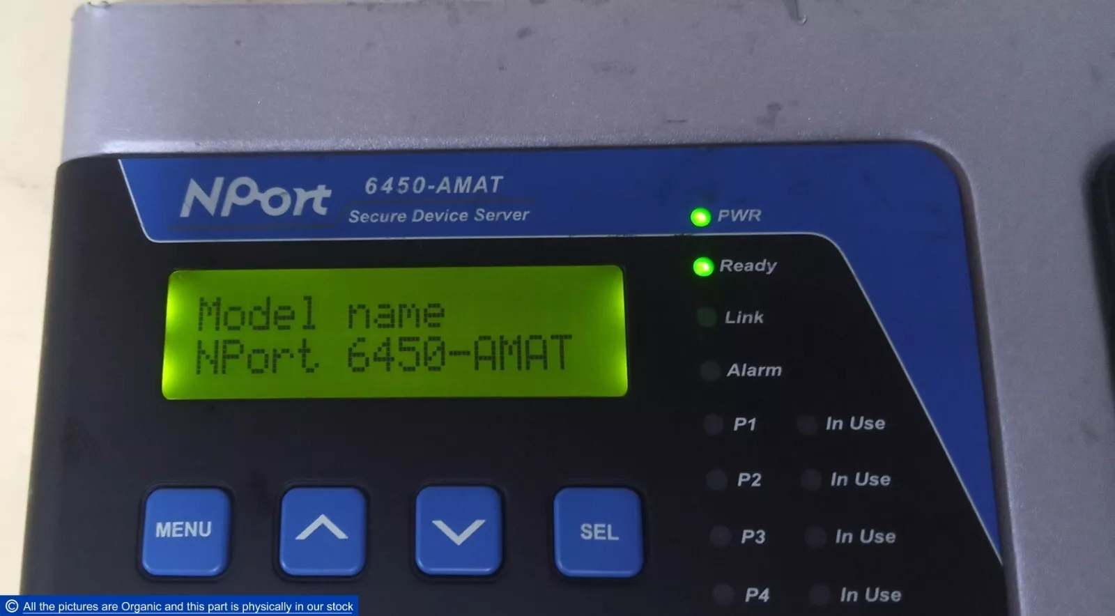 Applied Materials 0190-38061 Secure Device Server Moxa NPort 6450-AMAT FwRev 2.1 - Industrial ...