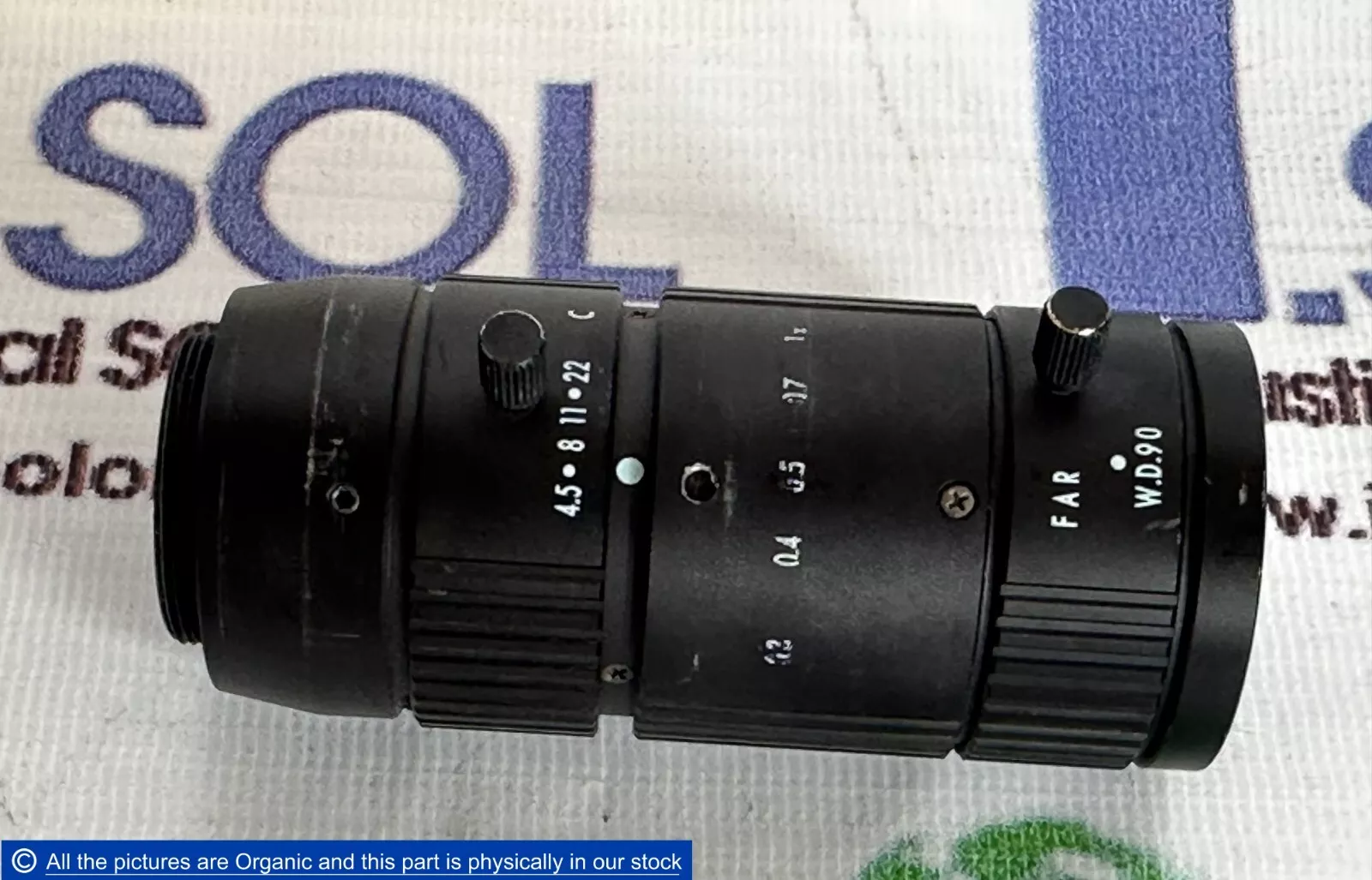 Computar MLM-3XMP Macro Zoom 0.3X~1X 1:4.5 C-Mount Lens Machine Vision CCD Cam - Industrial SOL ...