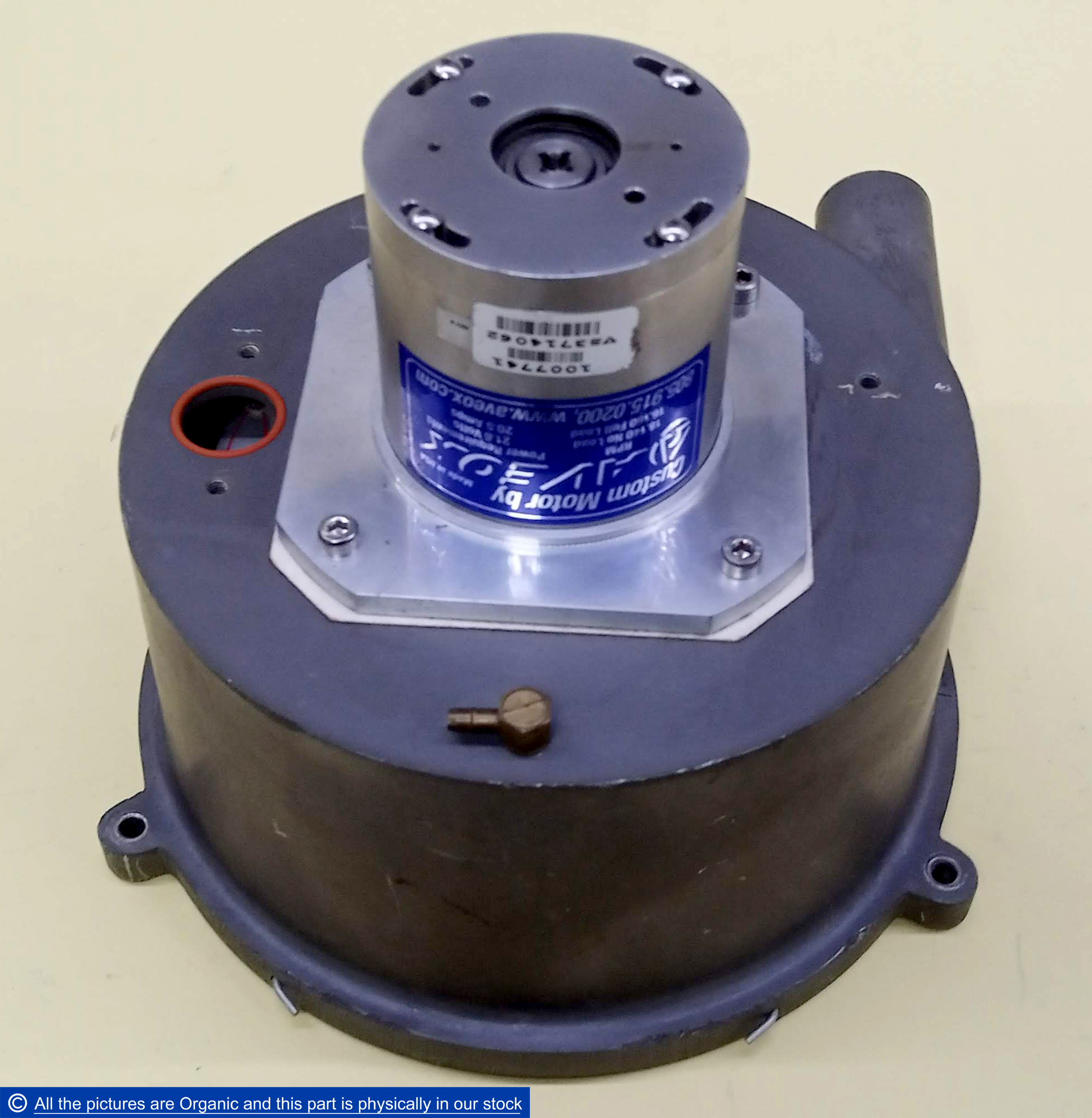 Aveox 1007741 Rev B Electric Motor 18.140-16.160 RPM 1001328 Rev D With ...