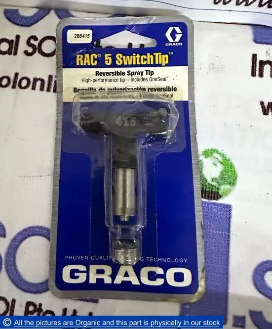 Graco 286415 RAC 5 Switch Tip 286-415 Industrial Reversible Spray Tip ...