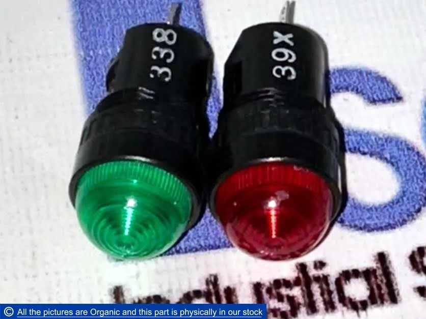 Idec AP6M Miniature Pilot Lights AP Series 24VDC Green / Red LED ...