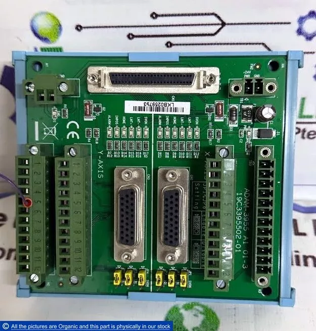 Advantech ADAM-3955 A1 2-Axis SCSI DIN-Rail Motion Wiring Board 50-Pin 01-3 PCB - Industrial SOL ...