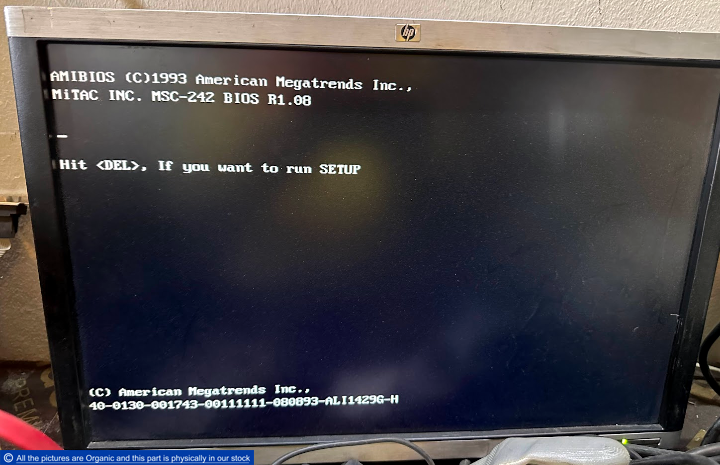 MiTAC MSC-242 Industrial SBC 316022420039 R4M2 E BIOS R1.08 Intel ...