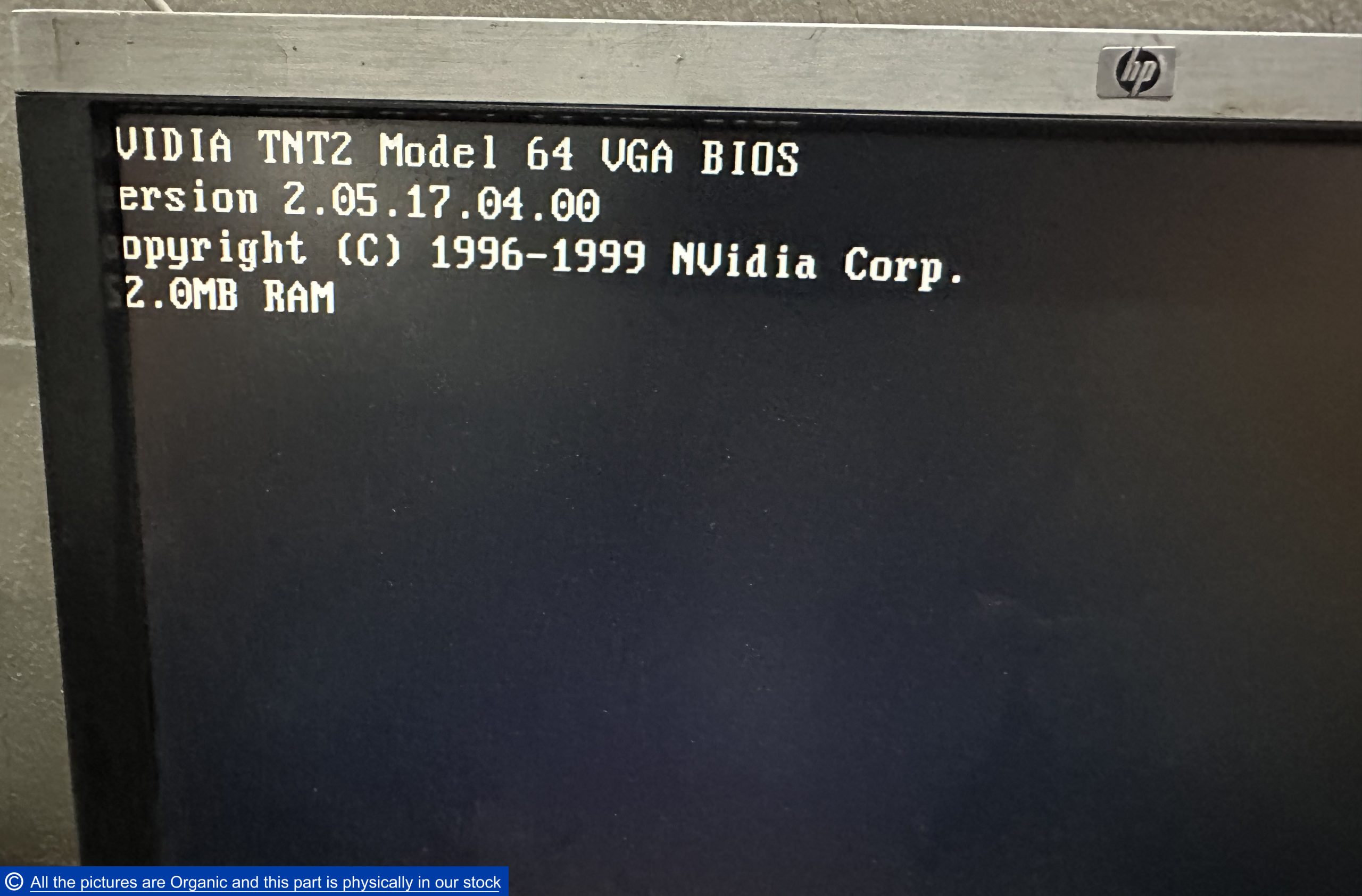 Nvidia RIVA TNT2 Graphics Processing Unit GPU 64 VGA BIOS 2.05.17.04.00 ...