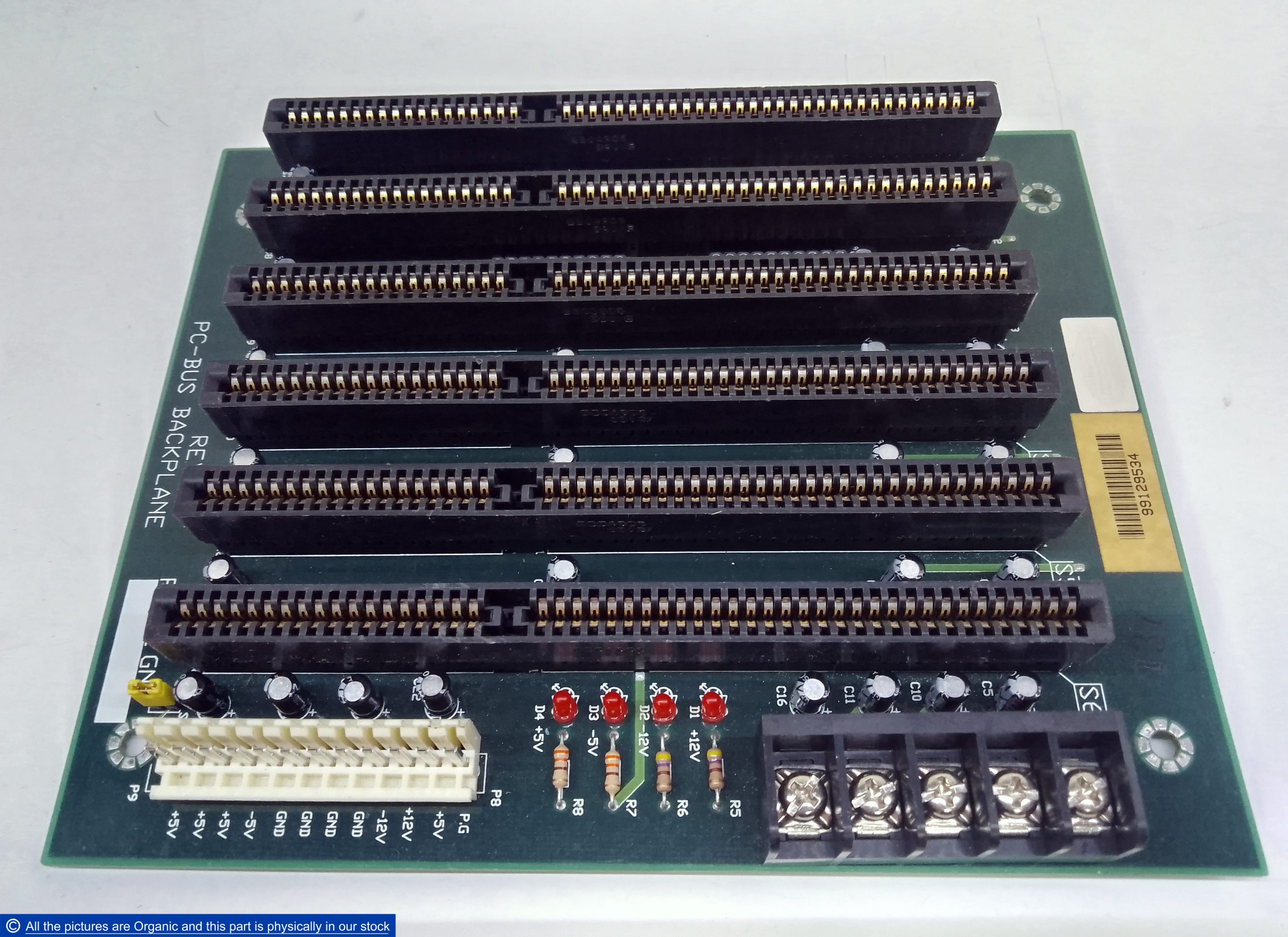 Advantech 190261060 Rev A1 PC-Bus Backplane Board 6x ISA Slots For ...