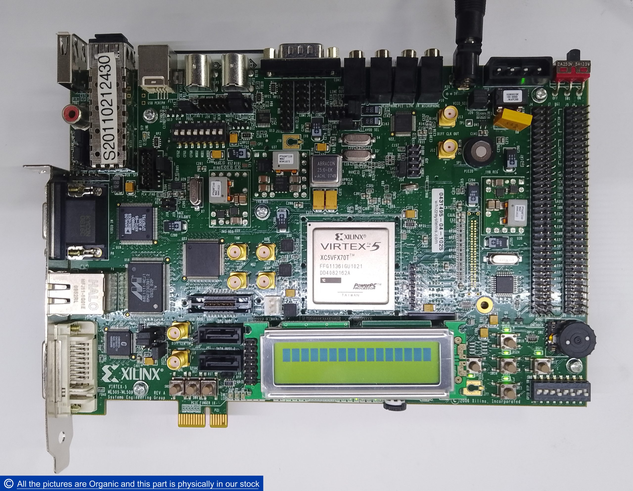 Xilinx Virtex-5 FPGA ML507 Embedded Power PC Evaluation & Development ...