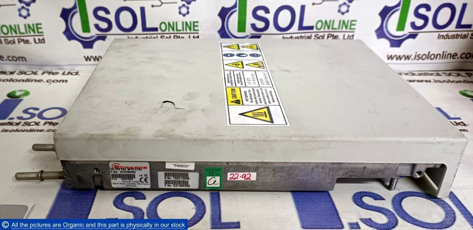 Edwards IXL120 CAL MTR CTRL Vacuum Pump Controller D37490300 for iXL120 ...