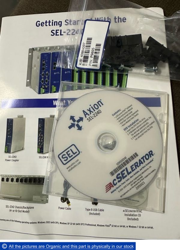 SEL-2240 Axion P9872 ACSELerator RTAC Software Schweitzer Engineering ...