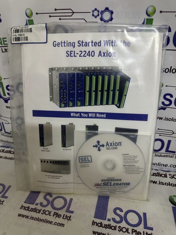 SEL-2240 Axion P9872 ACSELerator RTAC Software Schweitzer Engineering ...