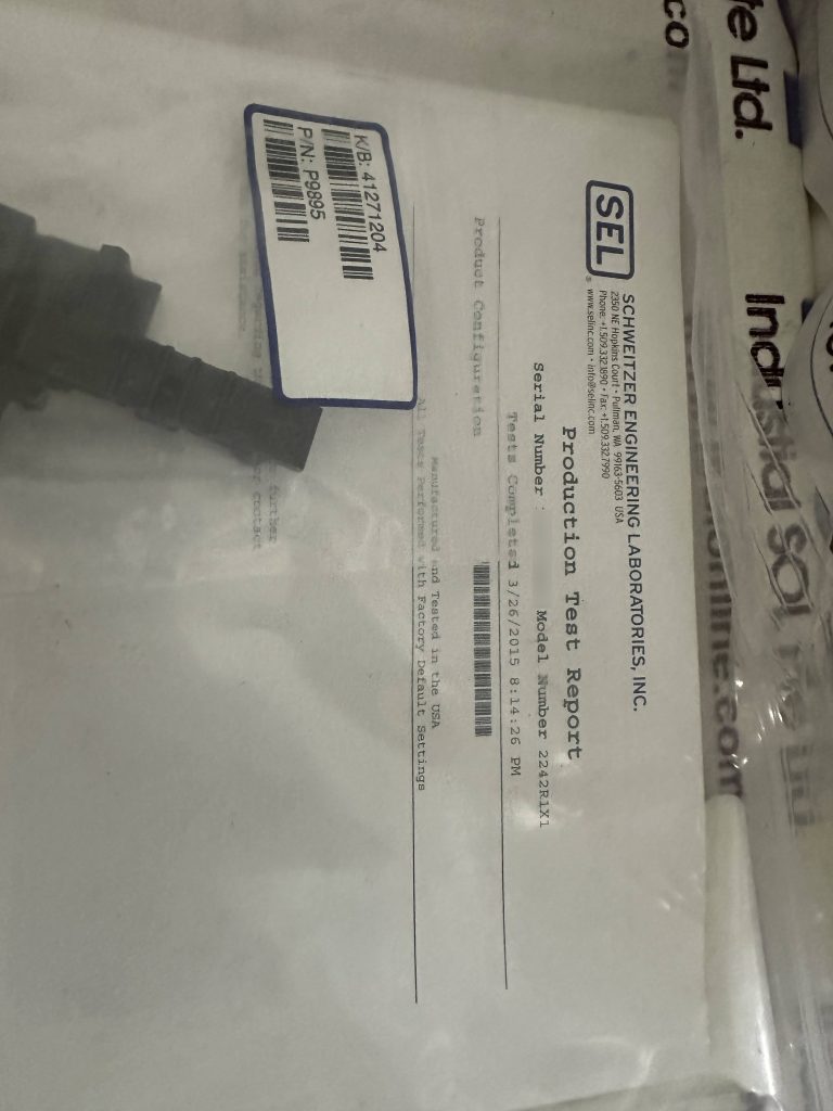 SEL-2240 Axion P9872 ACSELerator RTAC Software Schweitzer Engineering ...