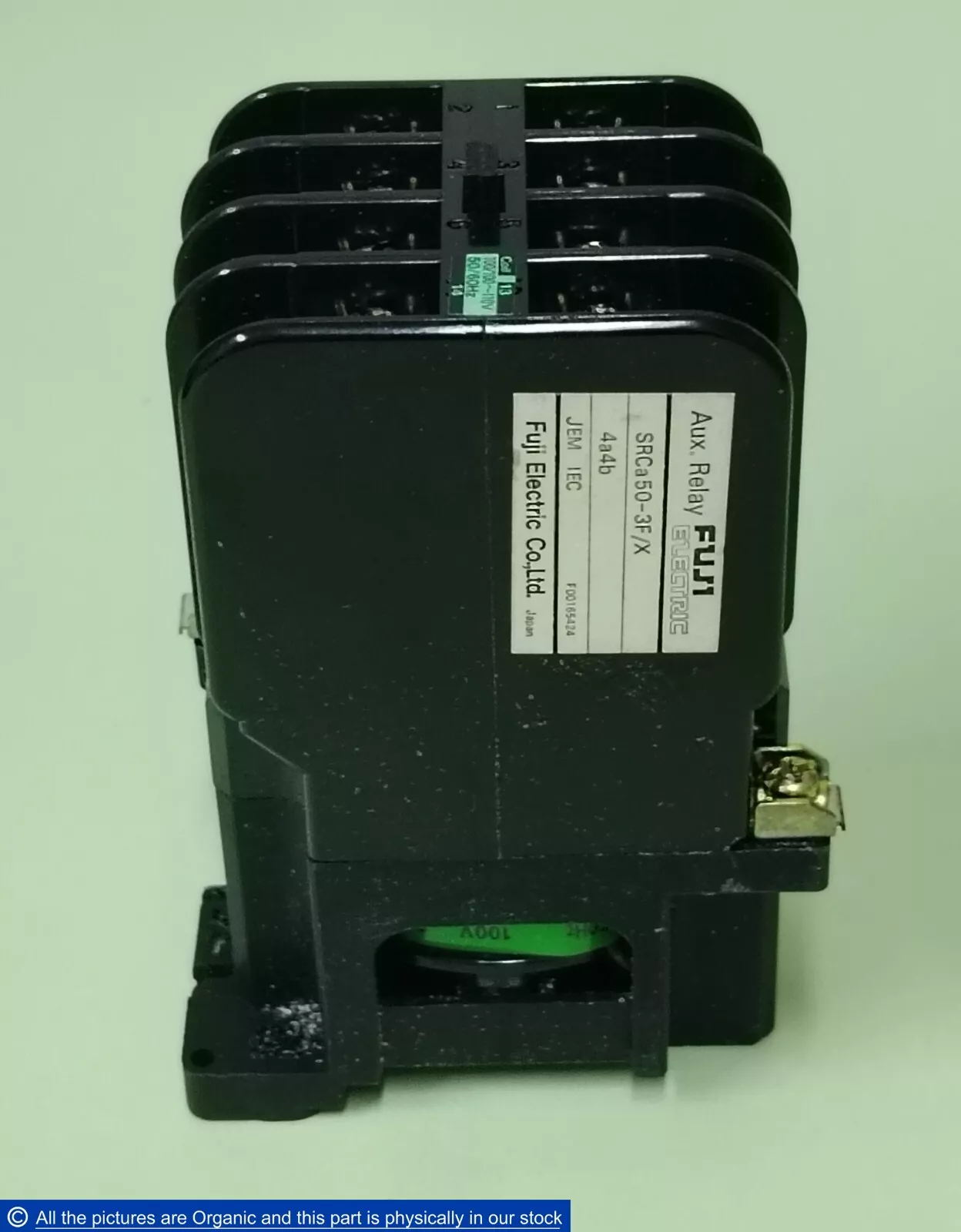 Fuji SRCa50-3F/X 4a4b Industrial Auxiliary Relay 100/100-110V SRC Series Japan - Industrial SOL ...