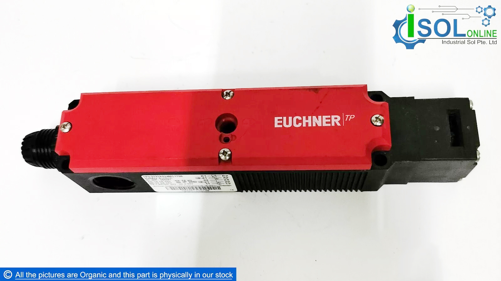 Euchner TP3-2131A024MC1706 Safety Interlock Switch 084281 24V AC/DC 1000N - Industrial SOL Pte Ltd