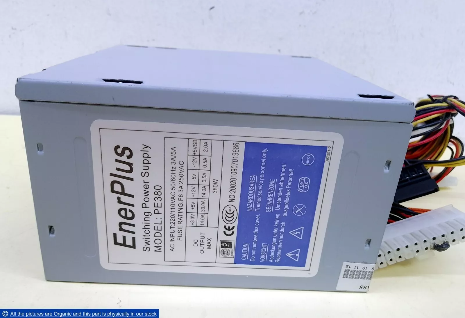 EnerPlus PE380 Switching Power Supply PSU 380W +3.3V 14A For Industrial ...