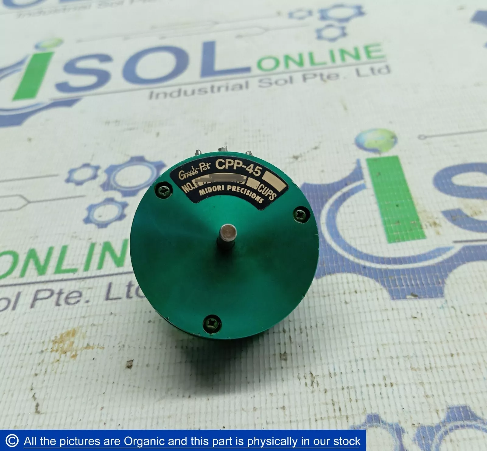 Midori Precisions Green Pot CPP-45 Multi-turn Series Potentiometer Res 1k Ohm - Industrial SOL ...