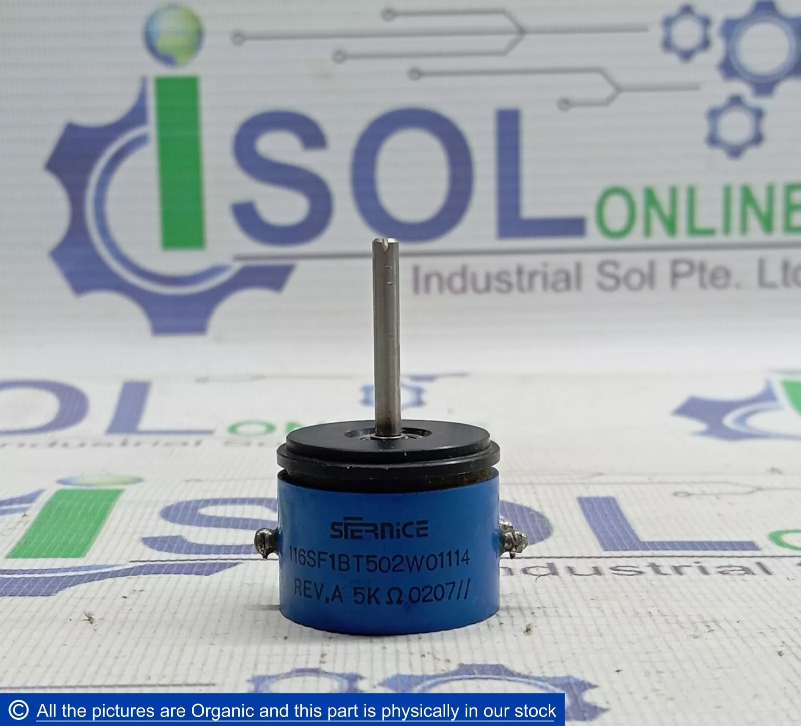 Sfernice 116SF1BT502W01114 Precision Potentiometer Rev A 5K Ohm Vishay Marine - Industrial SOL ...